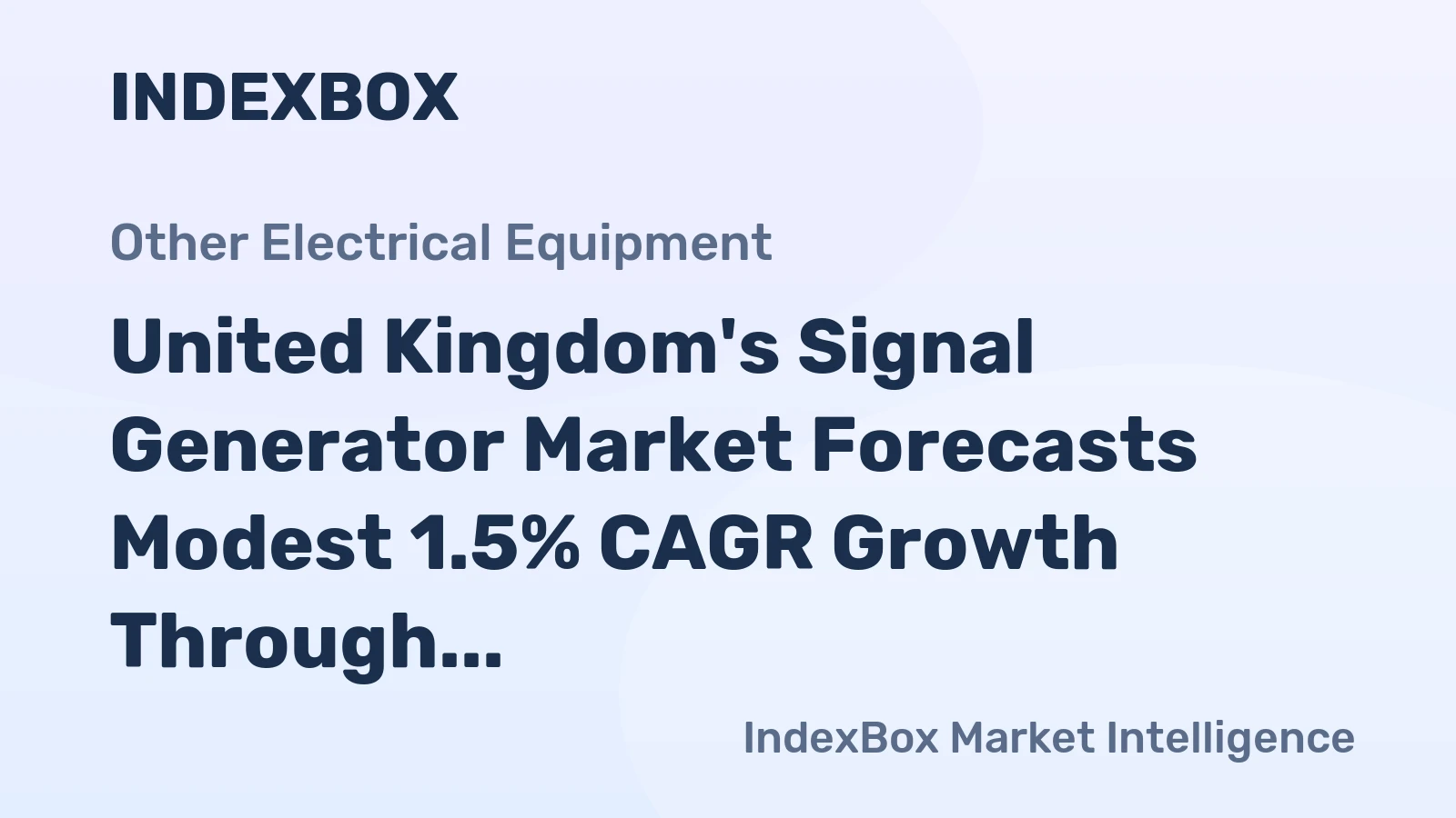 United Kingdom's Signal Generator Market Forecasts Modest 1.5% CAGR Growth Through 2035