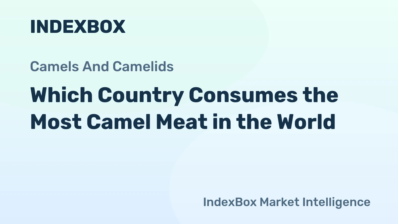 Which Country Consumes the Most Camel Meat in the World?