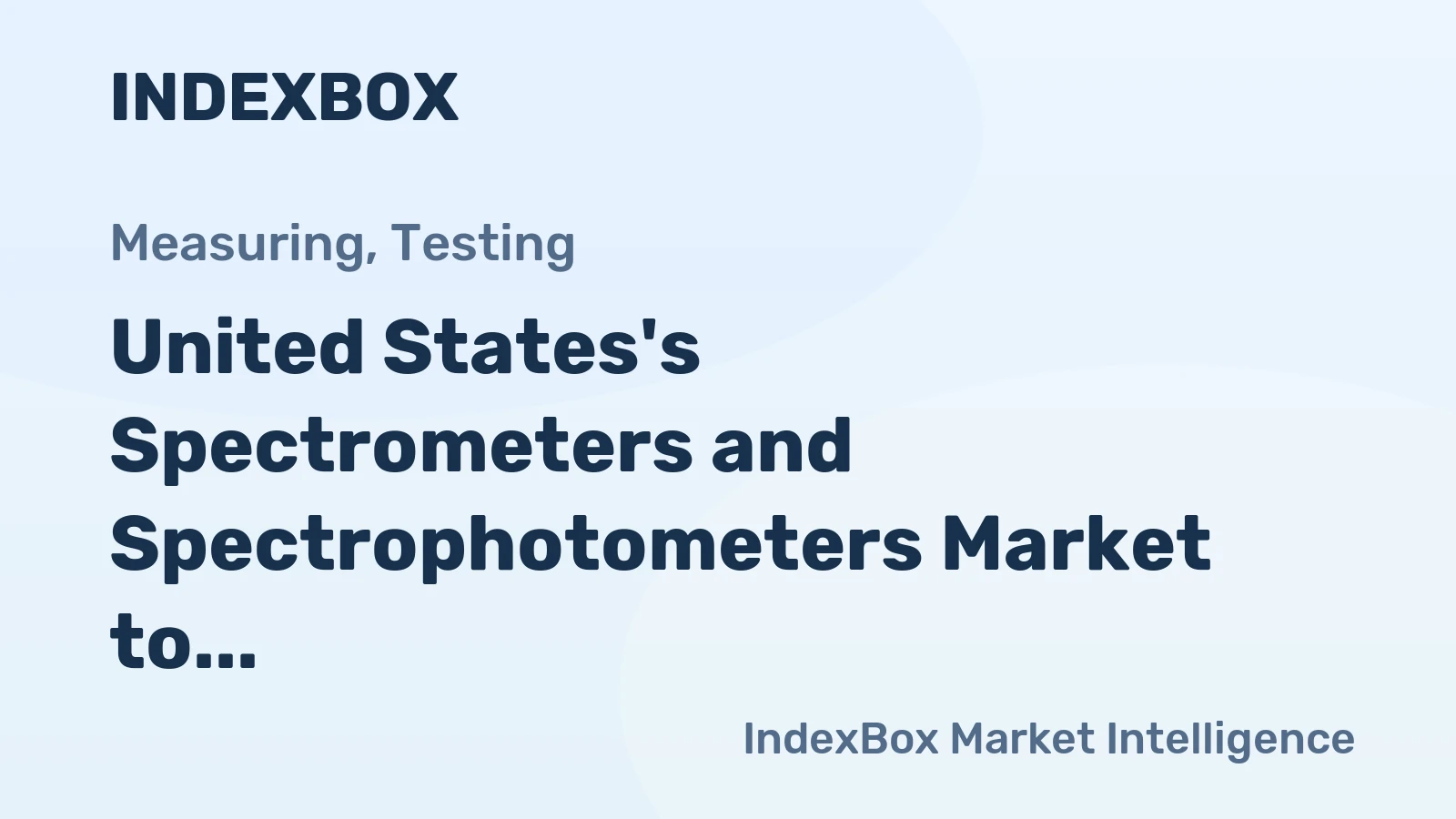 United States's Spectrometers and Spectrophotometers Market to Reach 32K Units and $129M by 2035