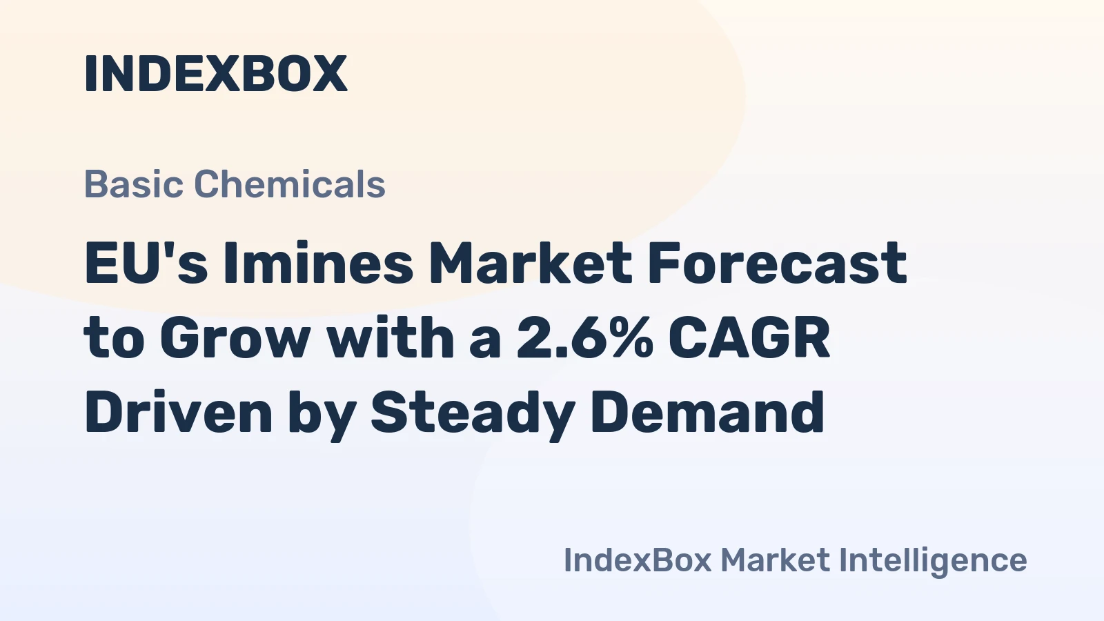 EU's Imines Market Forecast to Grow with a 2.6% CAGR Driven by Steady Demand