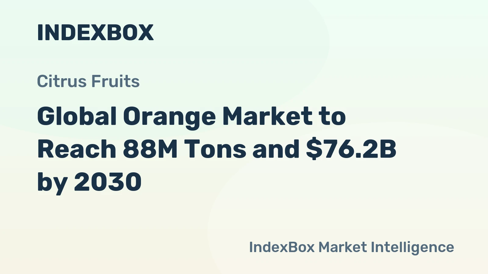 Global Orange Market to Reach 88M Tons and $76.2B by 2030