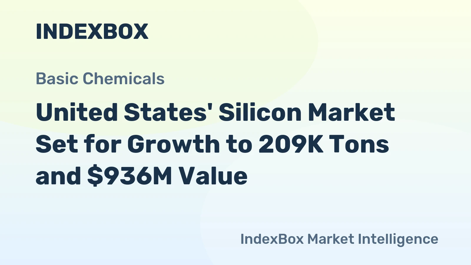 United States' Silicon Market Set for Growth to 209K Tons and $936M Value