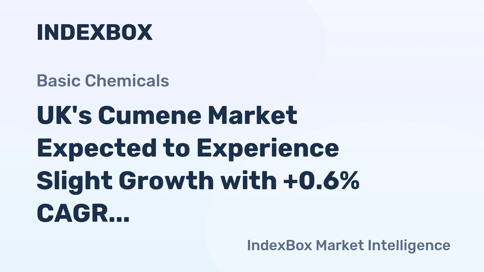 UK's Cumene Market Expected to Experience Slight Growth with +0.6% CAGR Over Next Decade