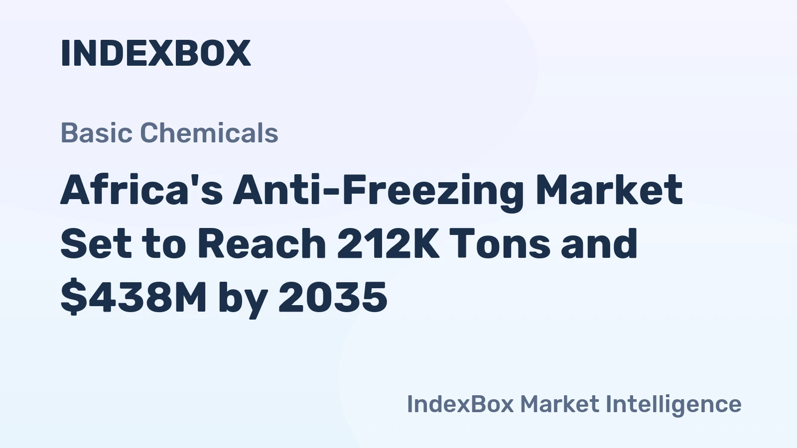Africa's Anti-Freezing Market Set to Reach 212K Tons and $438M by 2035