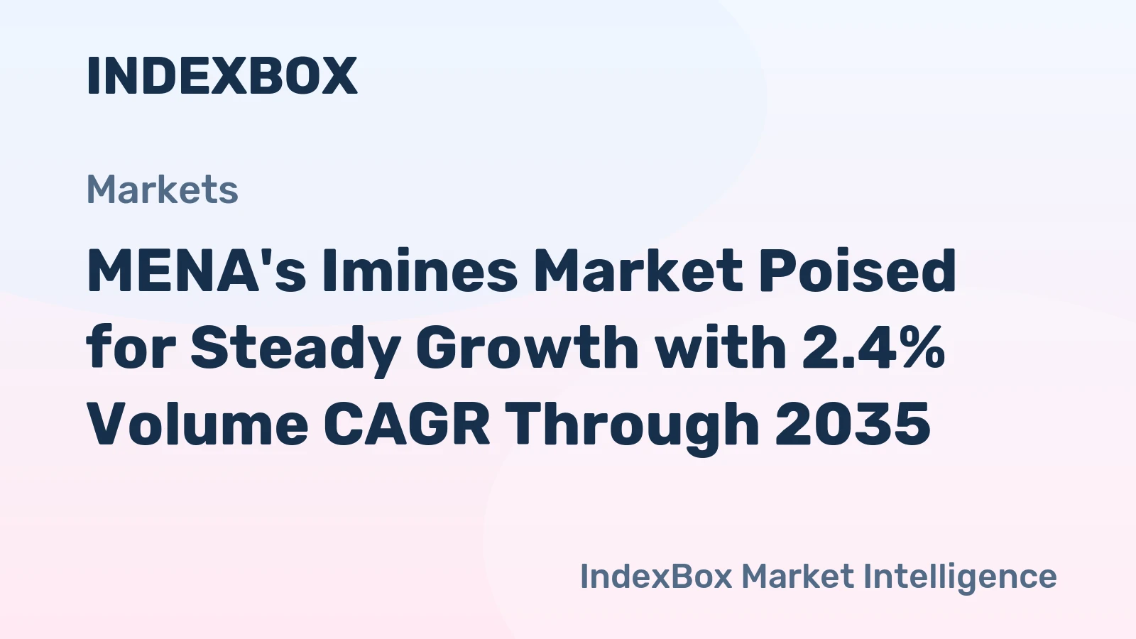 MENA's Imines Market Poised for Steady Growth with 2.4% Volume CAGR Through 2035