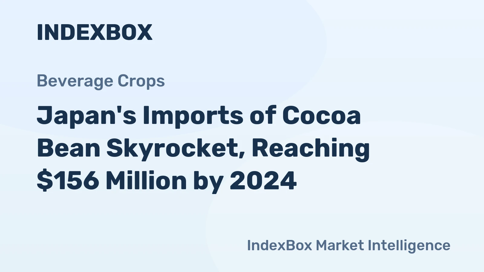 Japan's Imports of Cocoa Bean Skyrocket, Reaching $156 Million by 2024