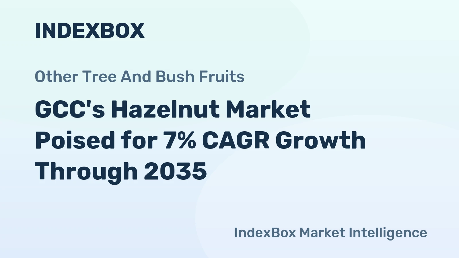 GCC's Hazelnut Market Poised for 7% CAGR Growth Through 2035