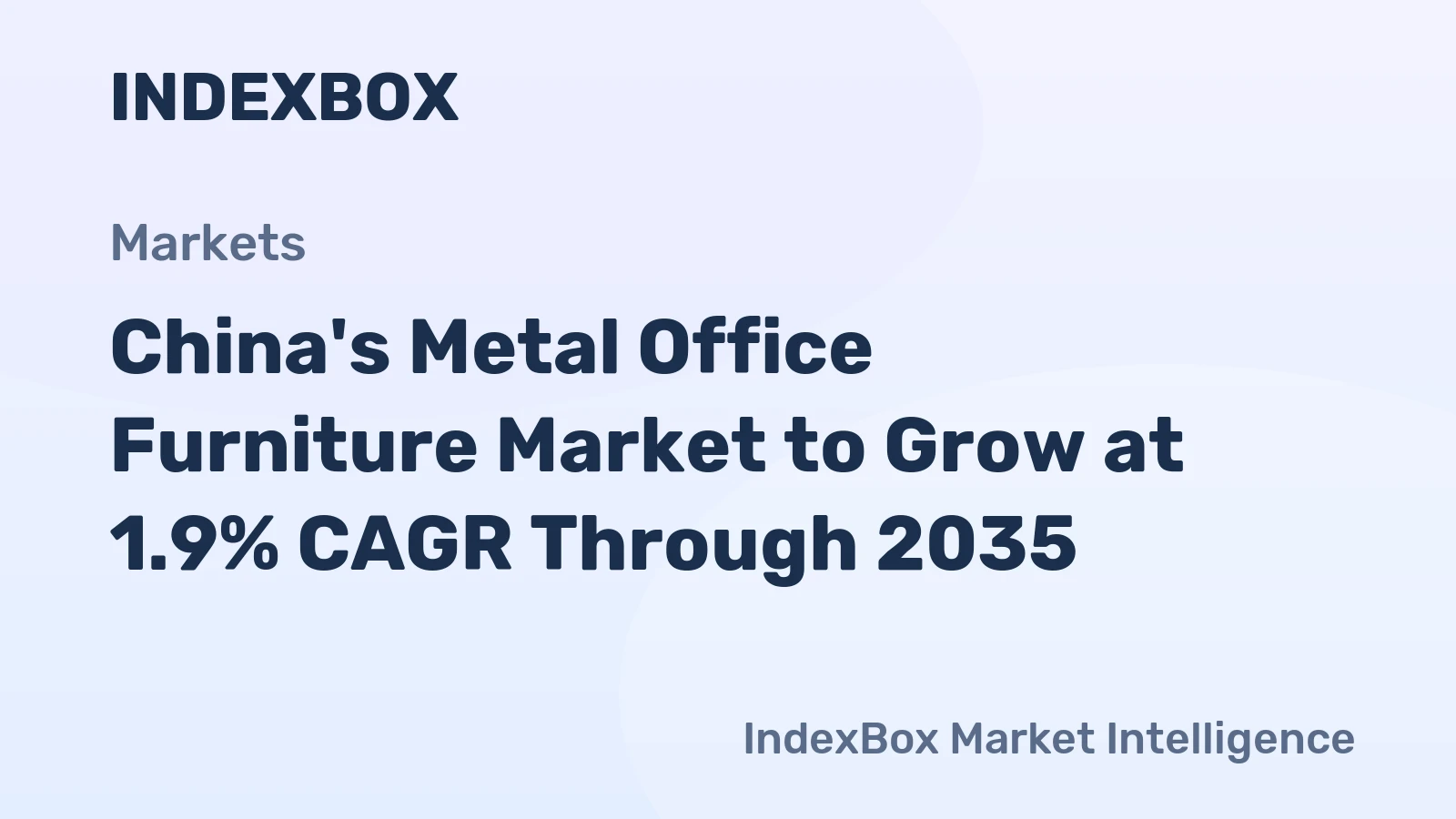 China's Metal Office Furniture Market to Grow at 1.9% CAGR Through 2035