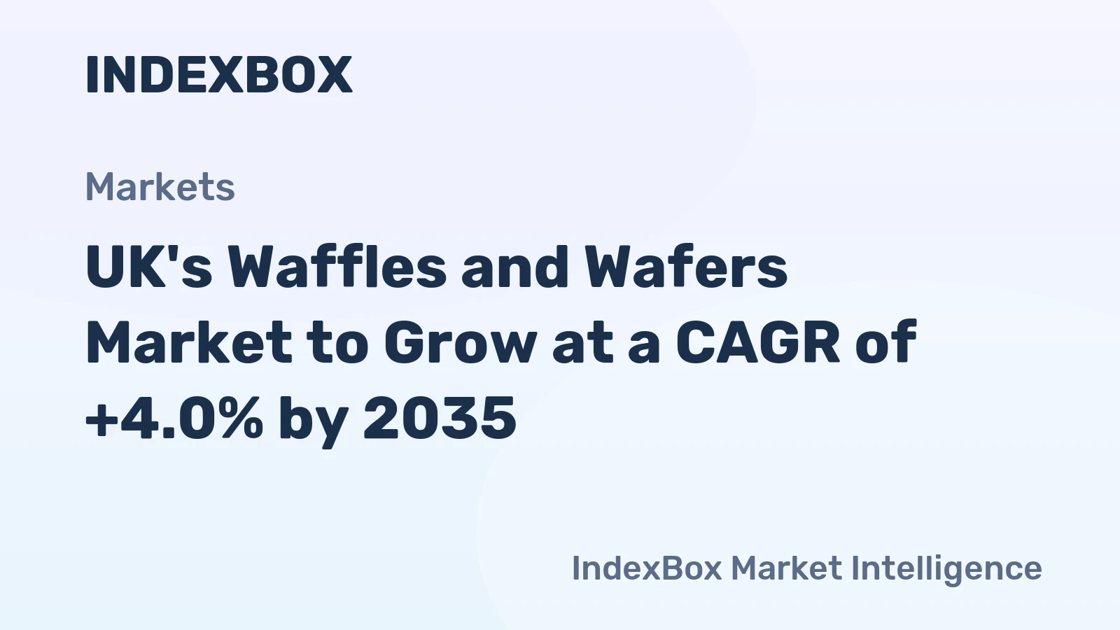 UK's Waffles and Wafers Market to Grow at a CAGR of +4.0% by 2035