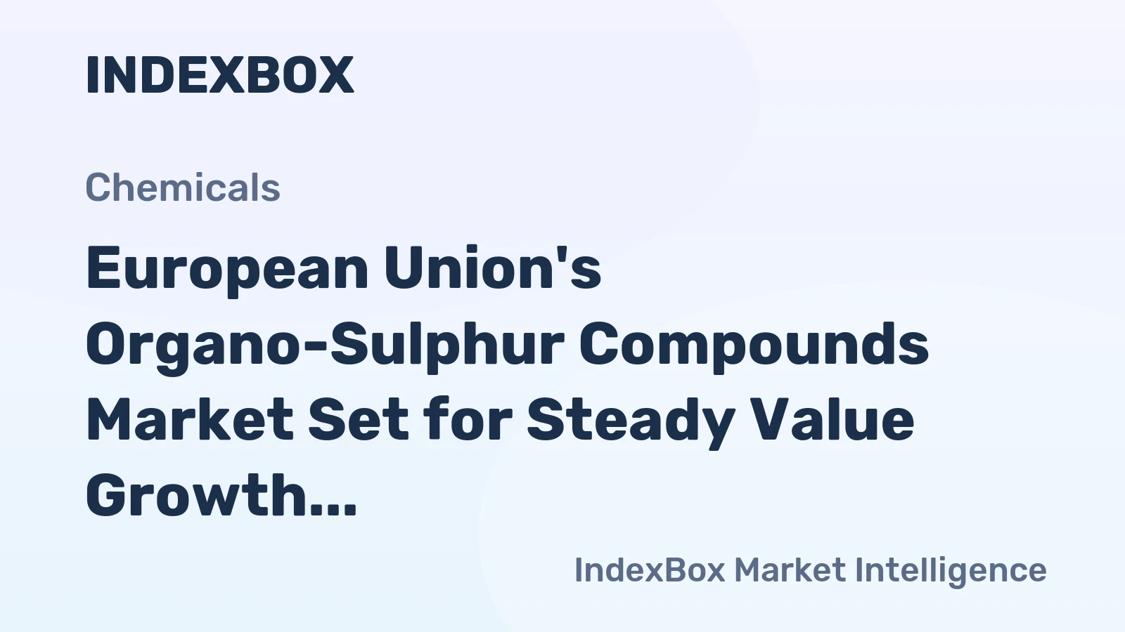 European Union's Organo-Sulphur Compounds Market Set for Steady Value Growth with a +2.9% CAGR Through 2035