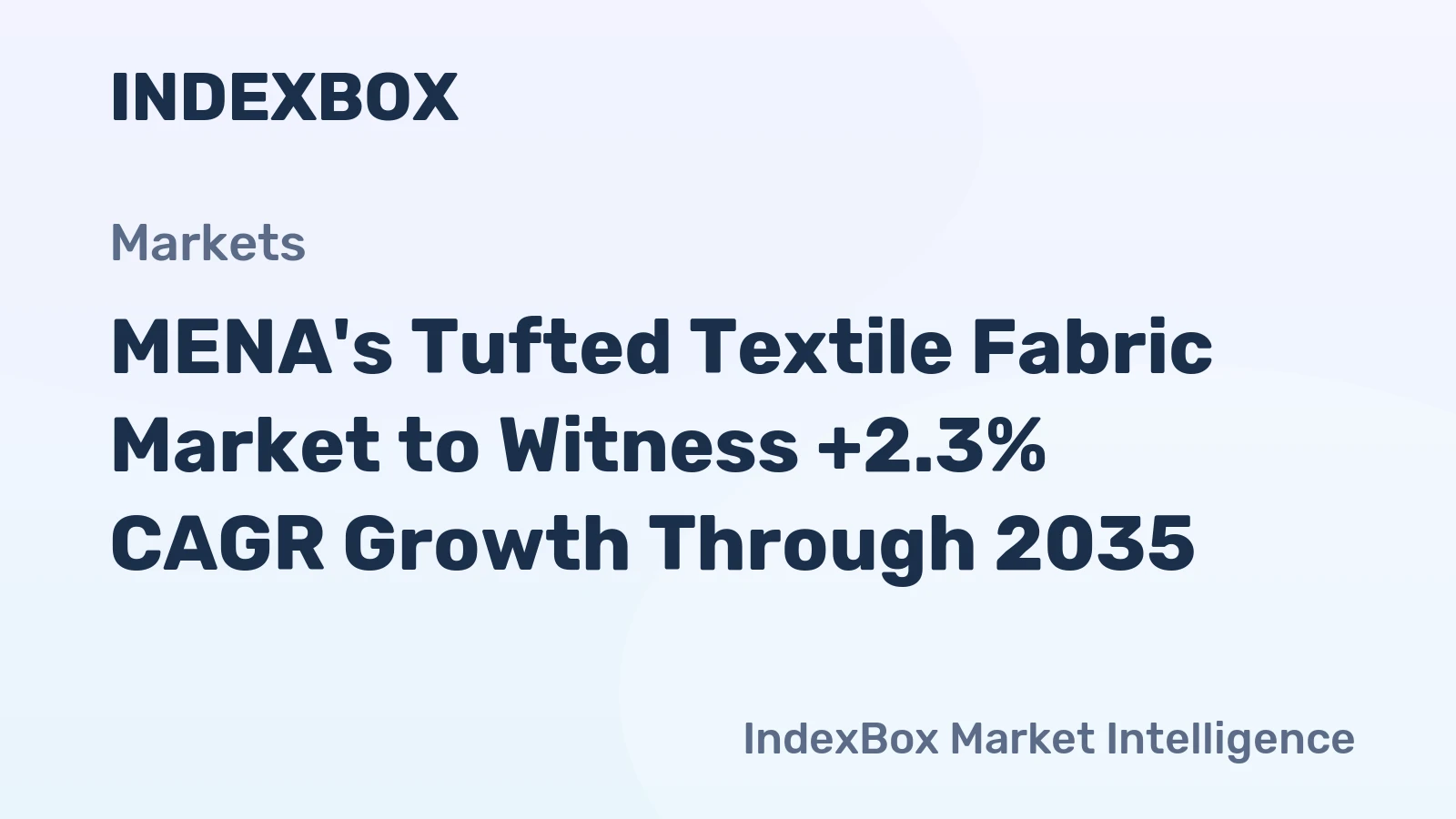 MENA's Tufted Textile Fabric Market to Witness +2.3% CAGR Growth Through 2035
