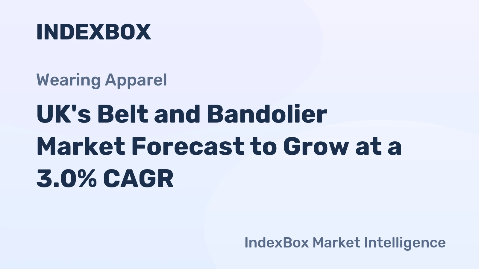 UK's Belt and Bandolier Market Forecast to Grow at a 3.0% CAGR