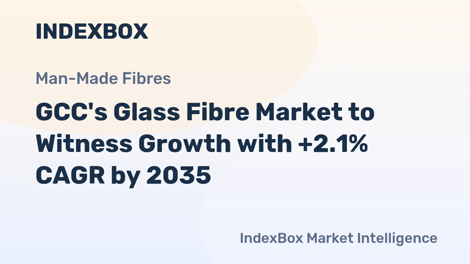 GCC's Glass Fibre Market to Witness Growth with +2.1% CAGR by 2035