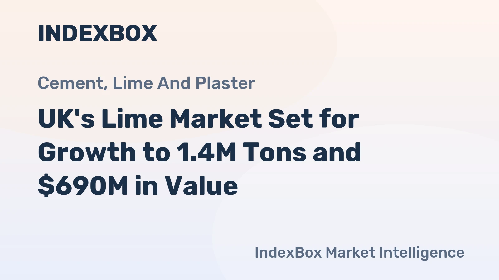 UK's Lime Market Set for Growth to 1.4M Tons and $690M in Value