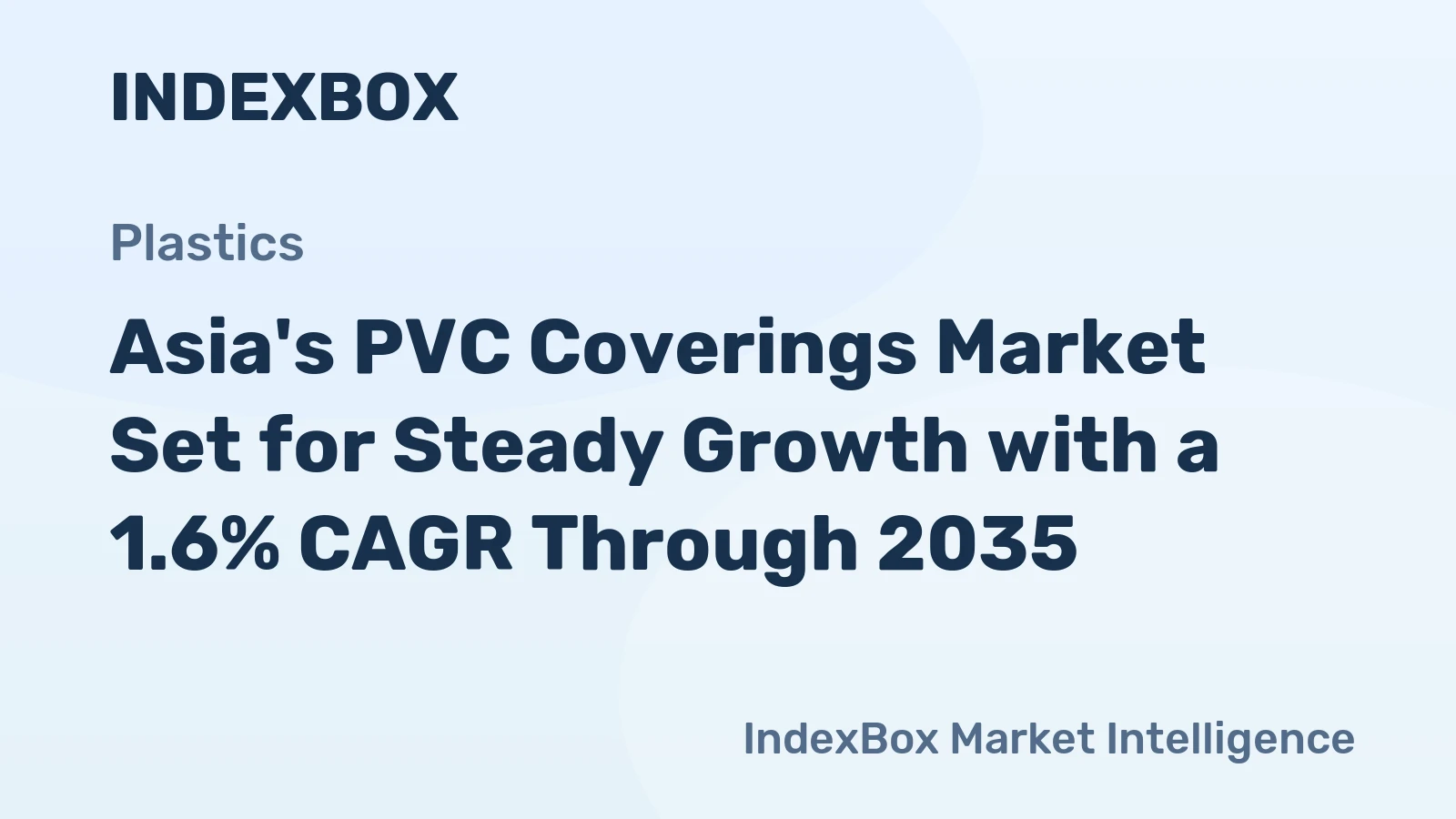 Asia's PVC Coverings Market Set for Steady Growth with a 1.6% CAGR Through 2035