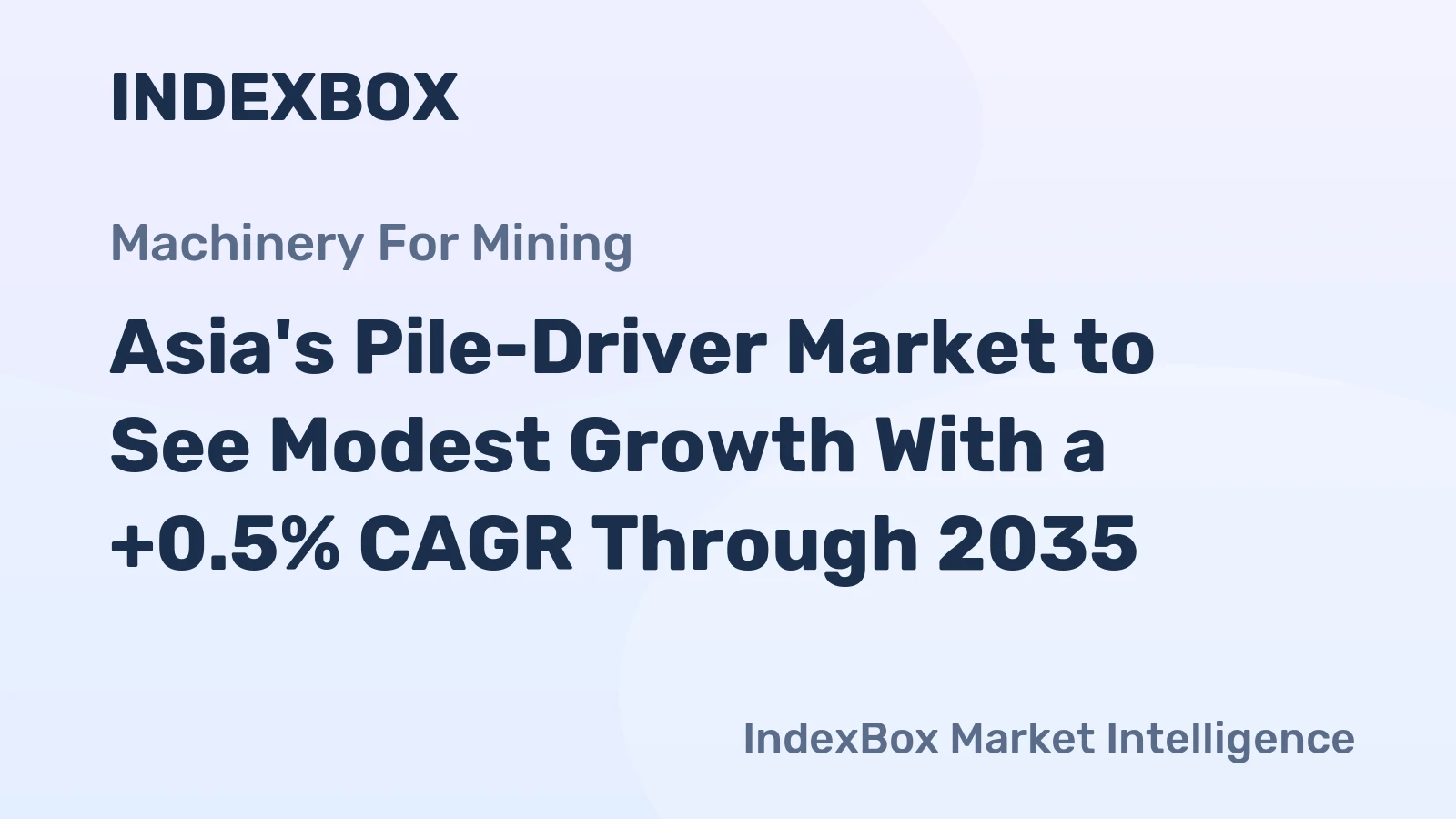 Asia's Pile-Driver Market to See Modest Growth With a +0.5% CAGR Through 2035