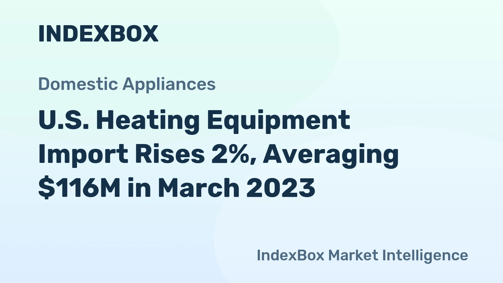 U.S. Heating Equipment Import Rises 2%, Averaging $116M in March 2023