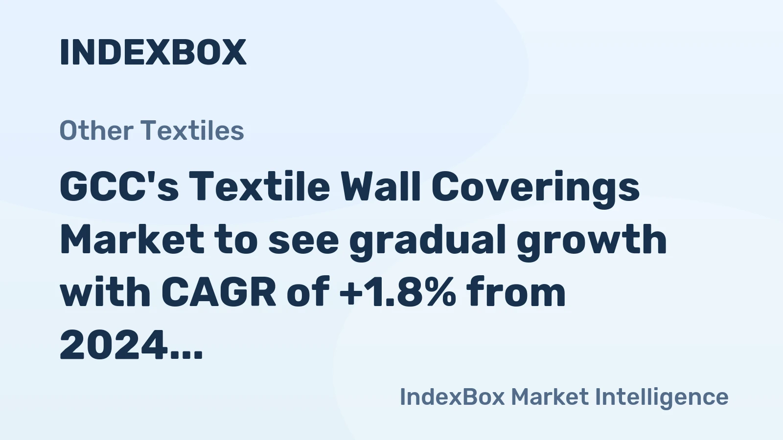 GCC's Textile Wall Coverings Market to see gradual growth with CAGR of +1.8% from 2024 to 2035