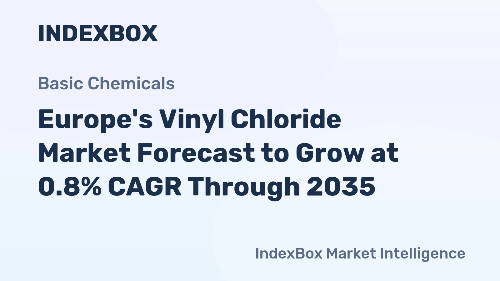 Europe's Vinyl Chloride Market Forecast to Grow at 0.8% CAGR Through 2035