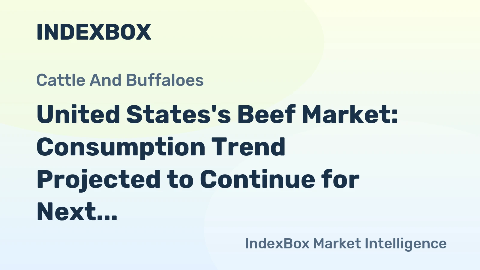 United States's Beef Market: Consumption Trend Projected to Continue for Next Decade, Reaching 13M tons and $120.9B in Value by 2035
