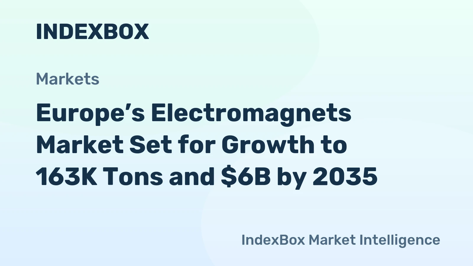 Europe’s Electromagnets Market Set for Growth to 163K Tons and $6B by 2035
