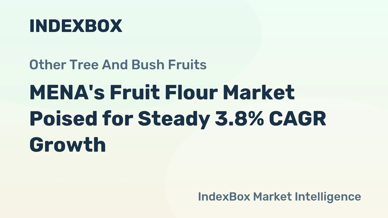MENA's Fruit Flour Market Poised for Steady 3.8% CAGR Growth