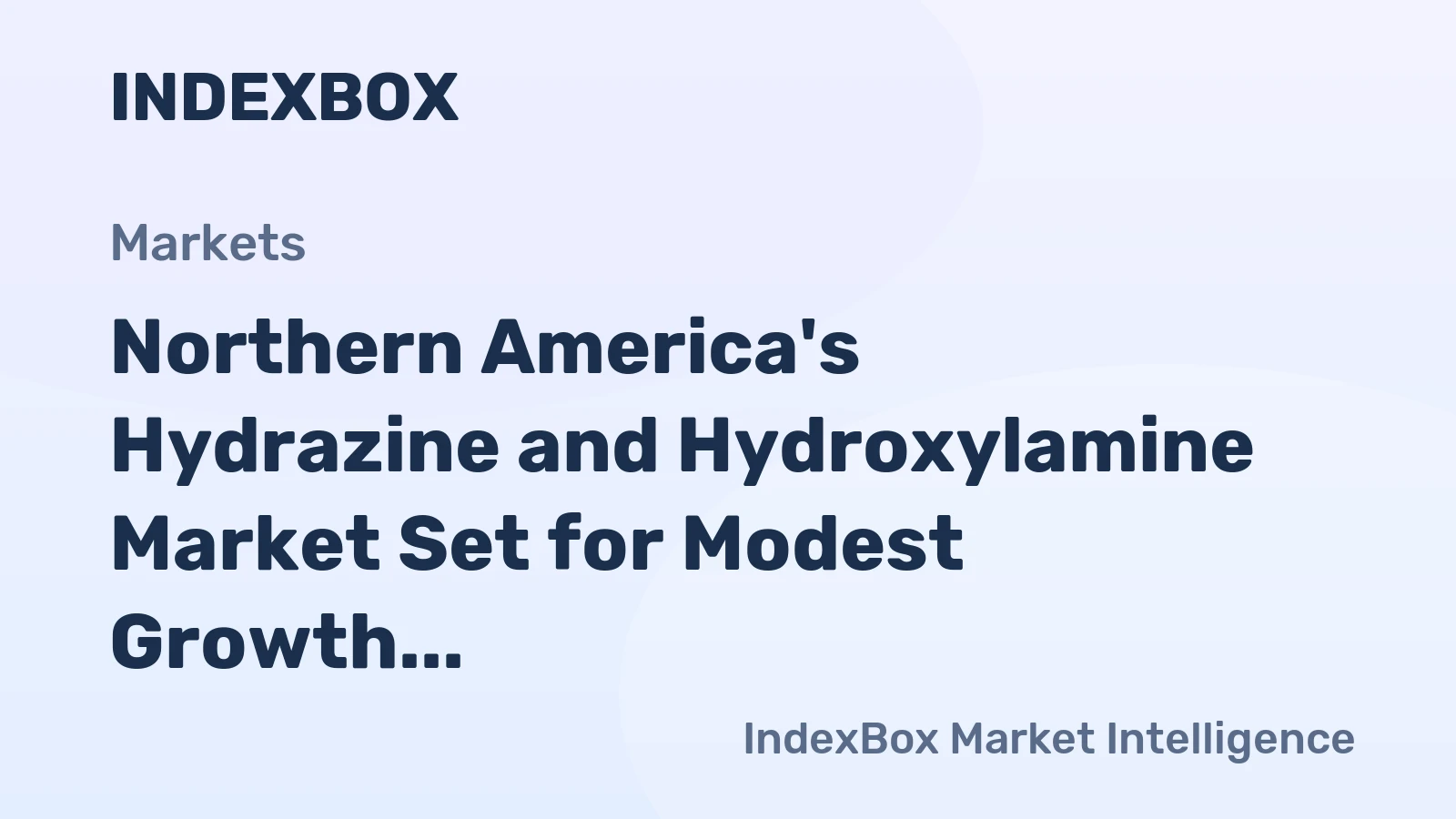 Northern America's Hydrazine and Hydroxylamine Market Set for Modest Growth with a 3.1% CAGR