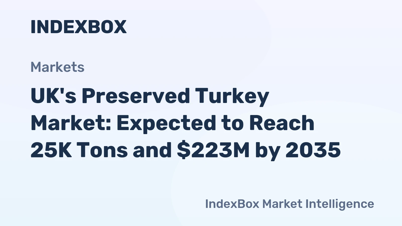 UK's Preserved Turkey Market: Expected to Reach 25K Tons and $223M by 2035