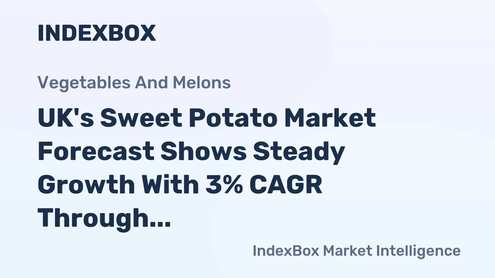 UK's Sweet Potato Market Forecast Shows Steady Growth With 3% CAGR Through 2035