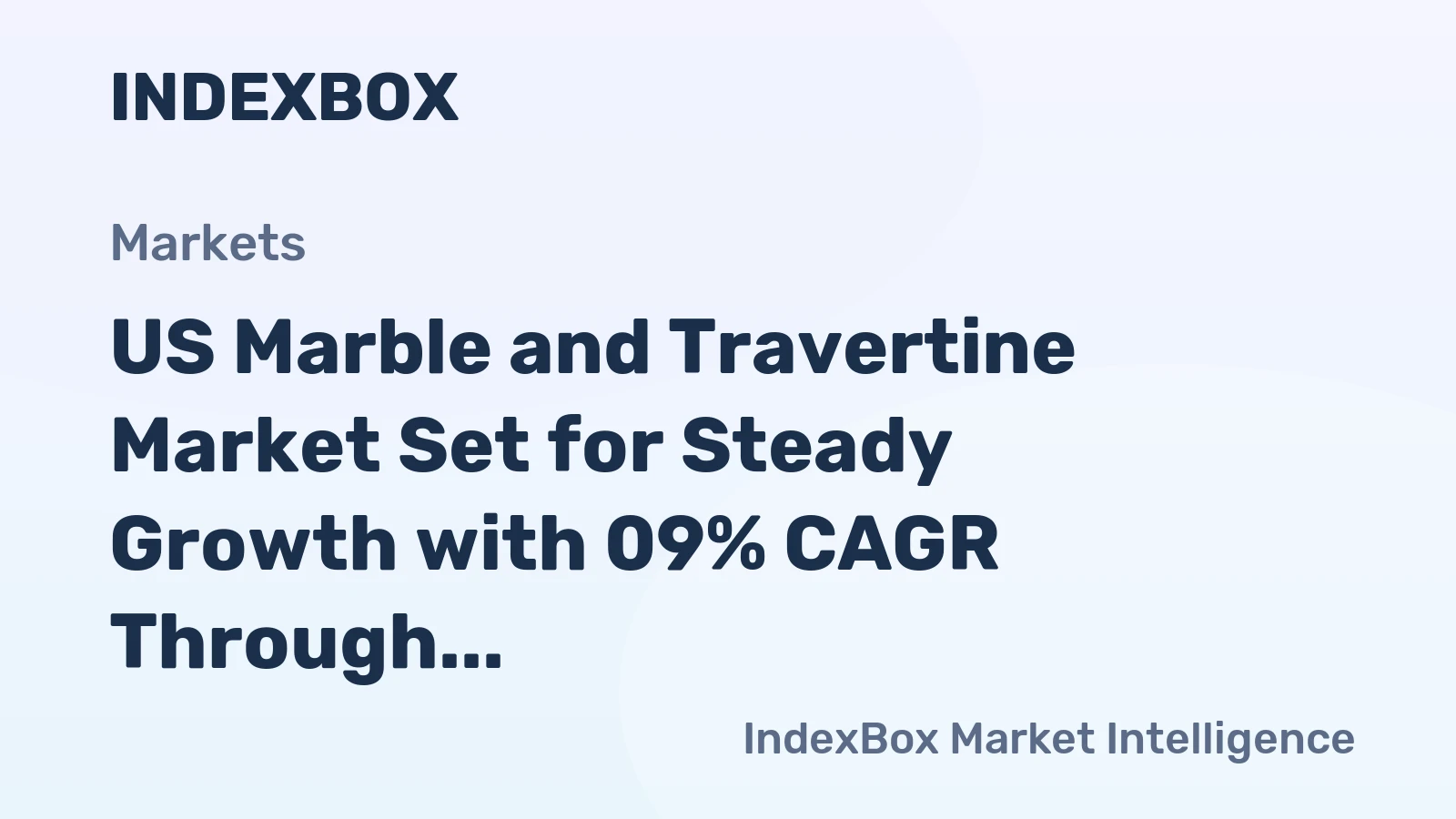US Marble and Travertine Market Set for Steady Growth with 09% CAGR Through 2035