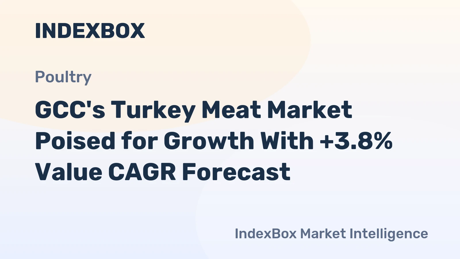 GCC's Turkey Meat Market Poised for Growth With +3.8% Value CAGR Forecast