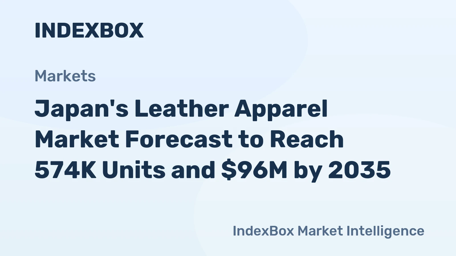 Japan's Leather Apparel Market Forecast to Reach 574K Units and $96M by 2035