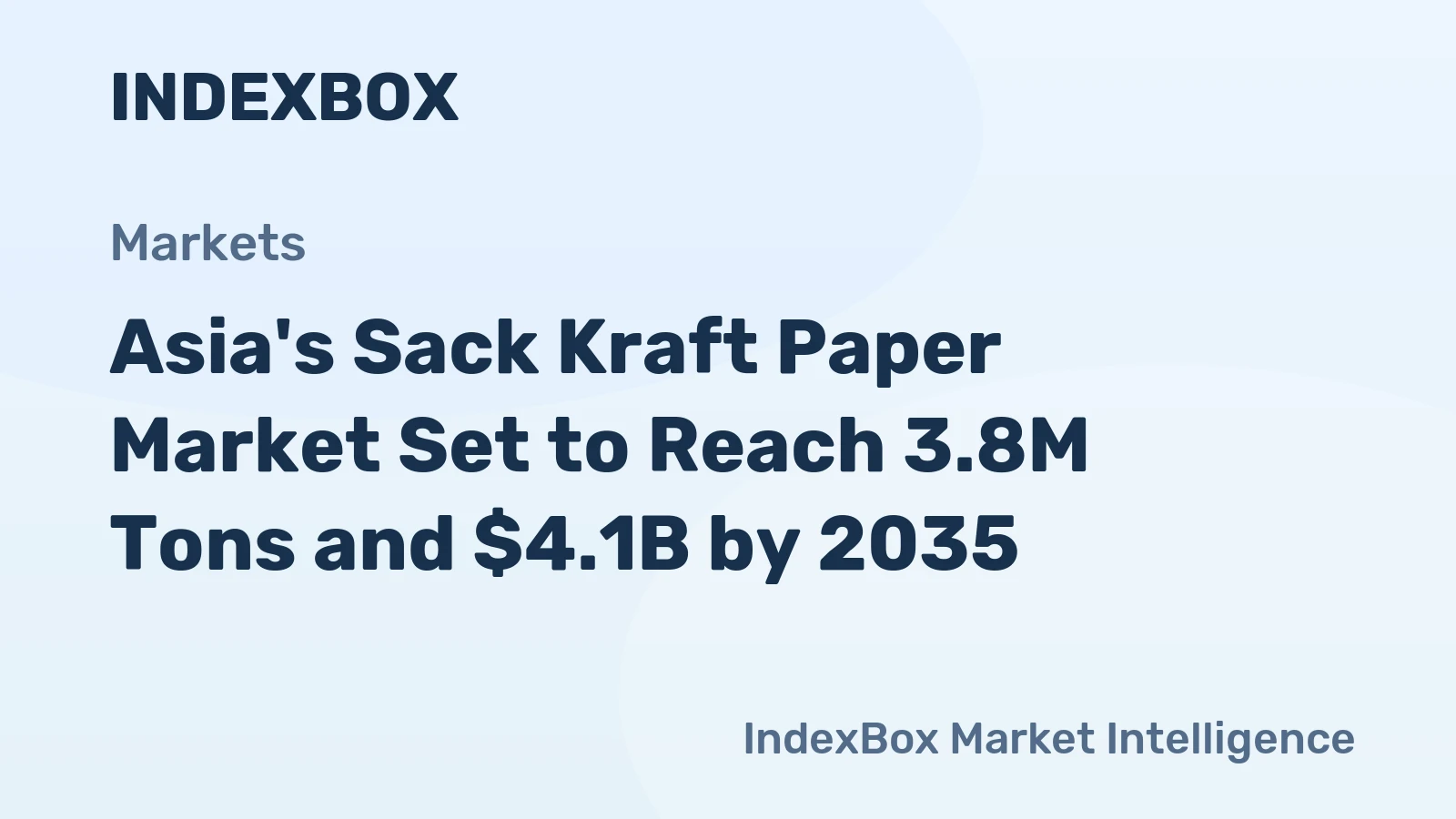 Asia's Sack Kraft Paper Market Set to Reach 3.8M Tons and $4.1B by 2035