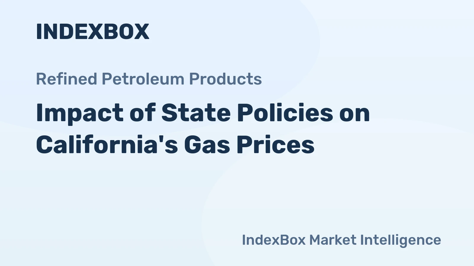 Impact of State Policies on California's Gas Prices