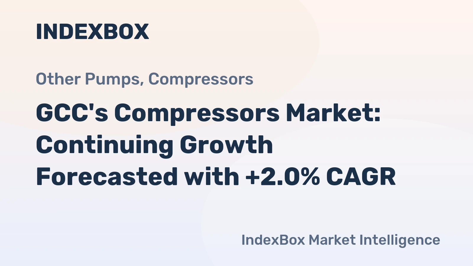 GCC's Compressors Market: Continuing Growth Forecasted with +2.0% CAGR