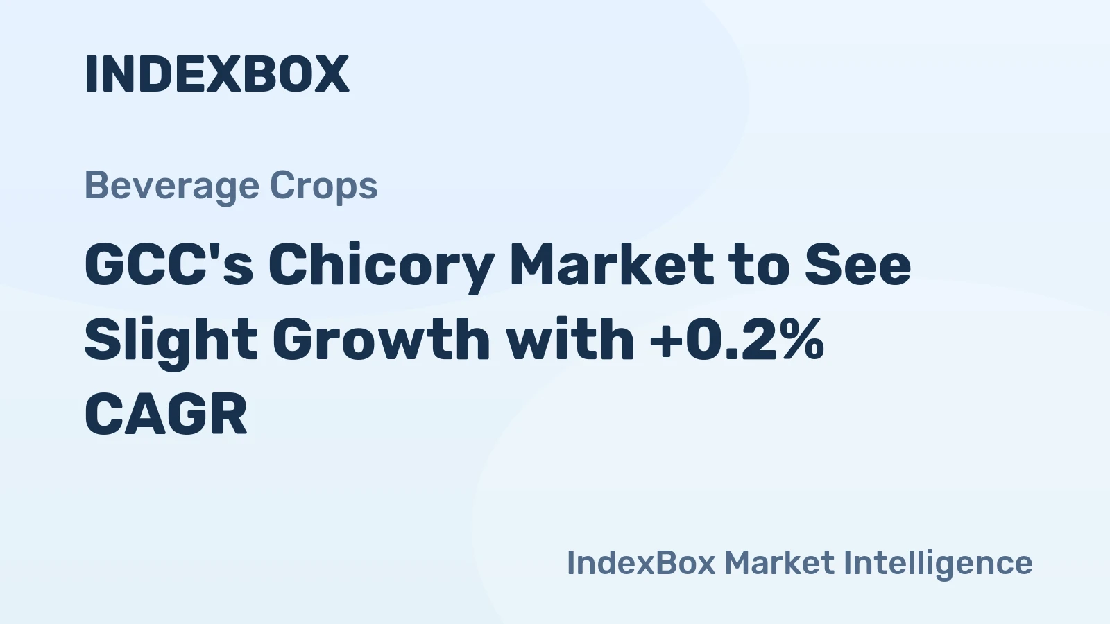 GCC's Chicory Market to See Slight Growth with +0.2% CAGR