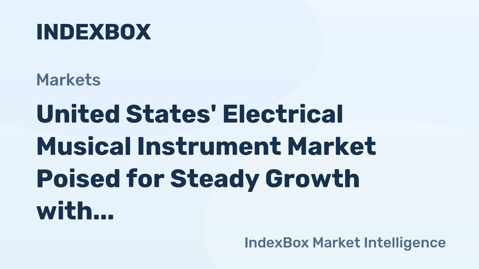United States' Electrical Musical Instrument Market Poised for Steady Growth with a 1.6% CAGR Through 2035