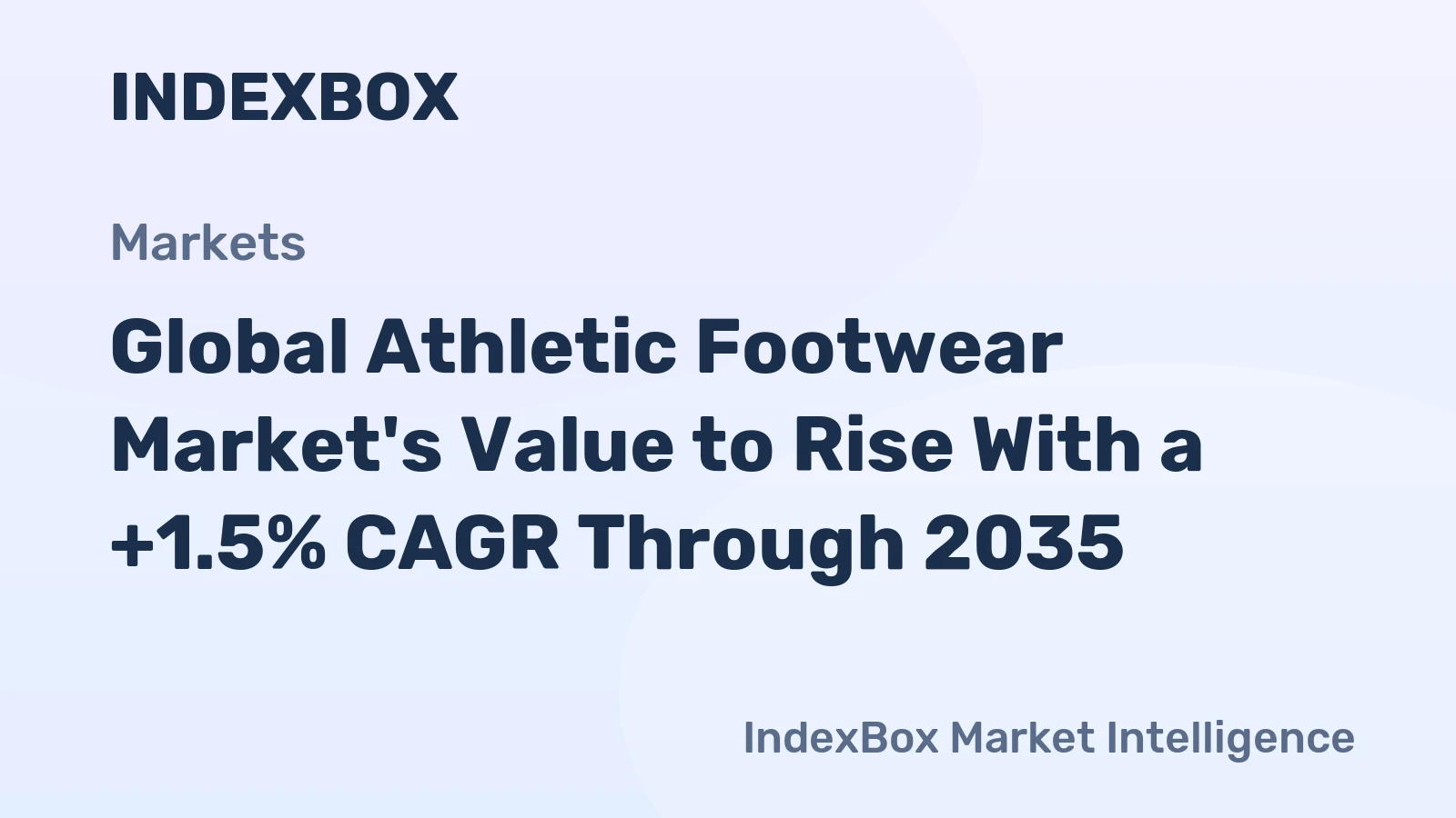 Global Athletic Footwear Market's Value to Rise With a +1.5% CAGR Through 2035
