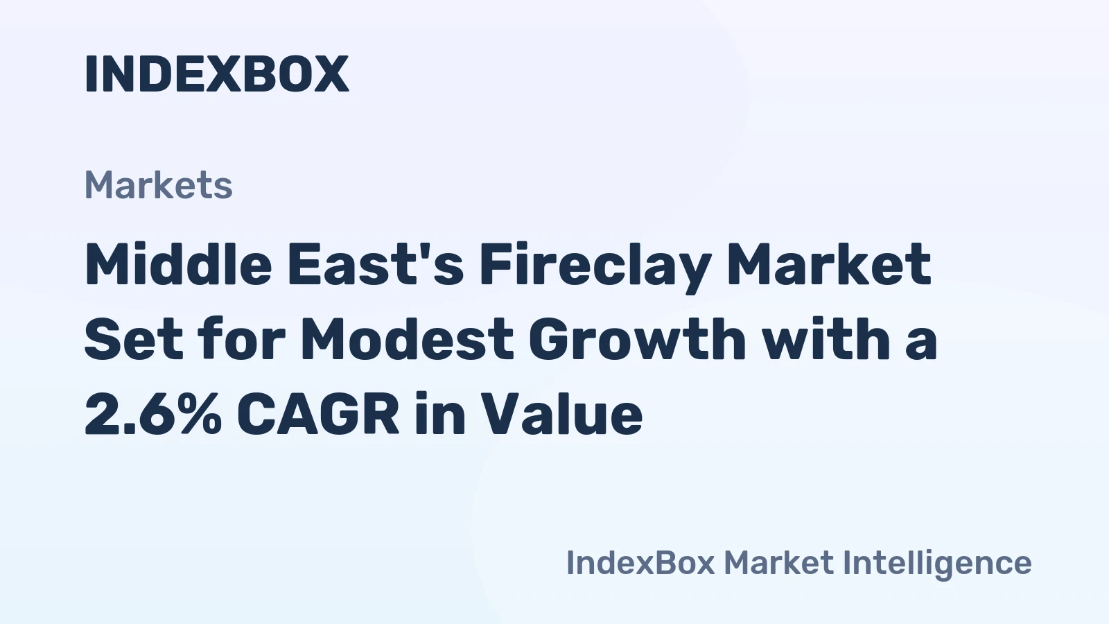 Middle East's Fireclay Market Set for Modest Growth with a 2.6% CAGR in Value