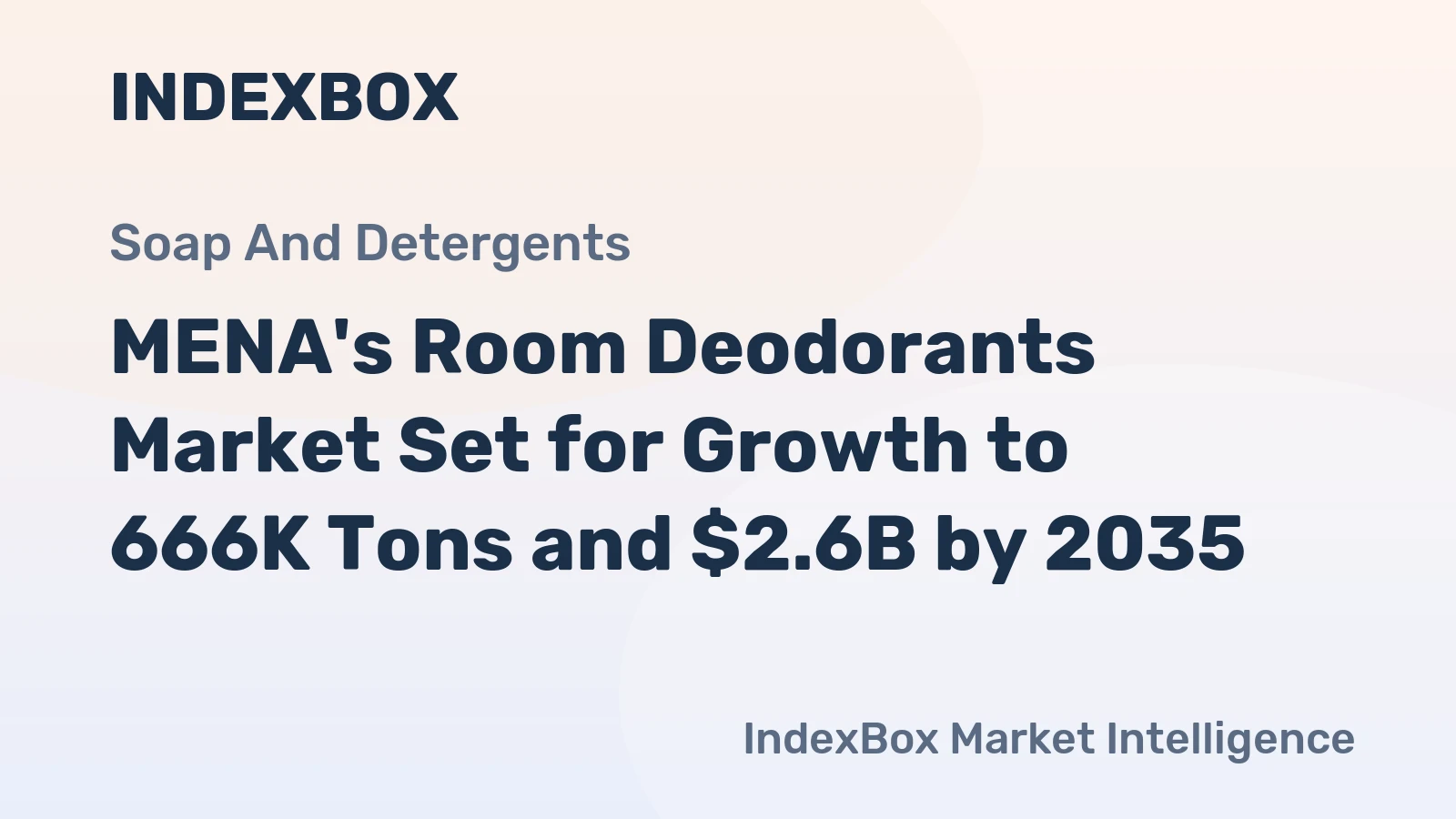 MENA's Room Deodorants Market Set for Growth to 666K Tons and $2.6B by 2035