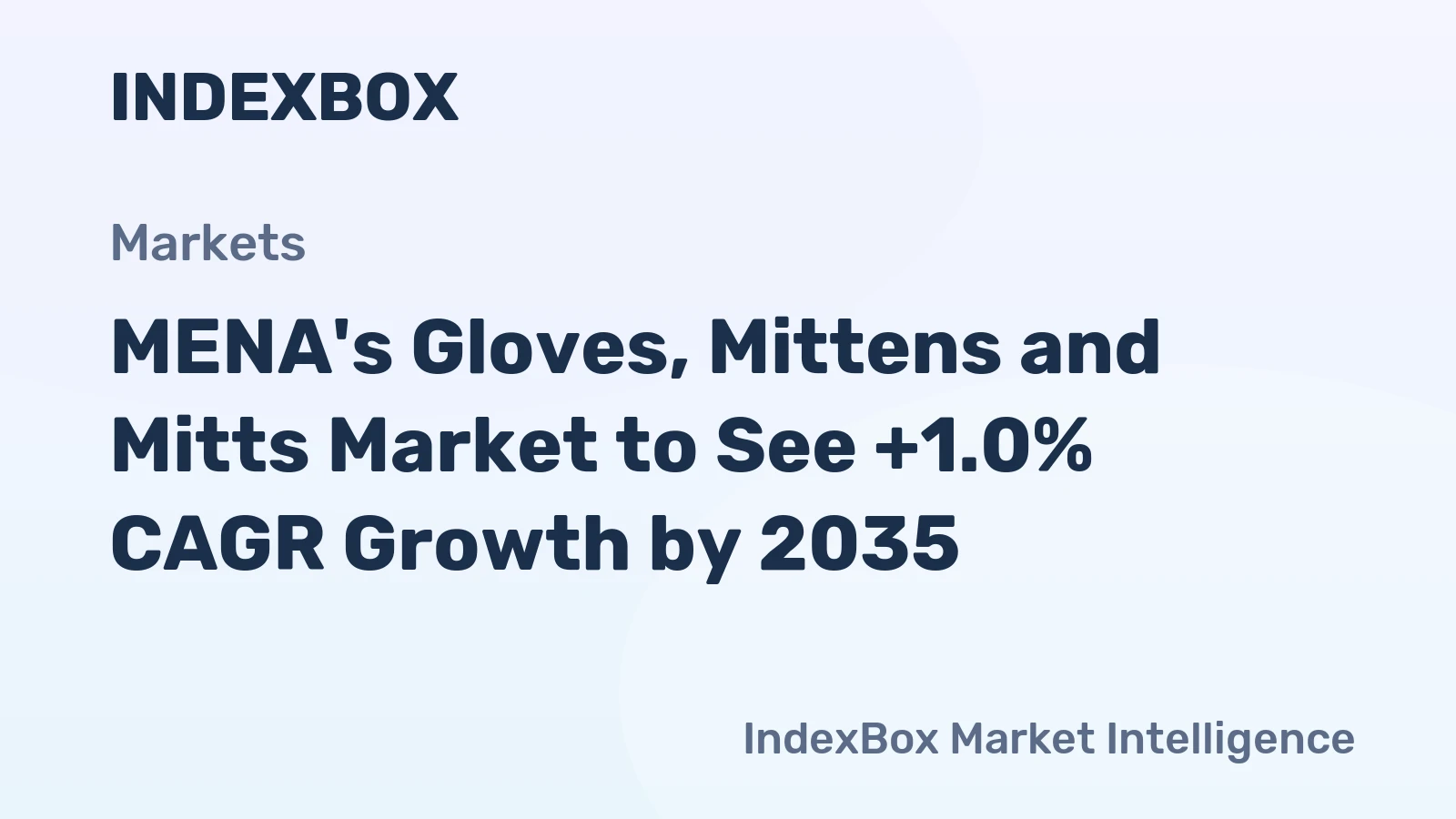 MENA's Gloves, Mittens and Mitts Market to See +1.0% CAGR Growth by 2035