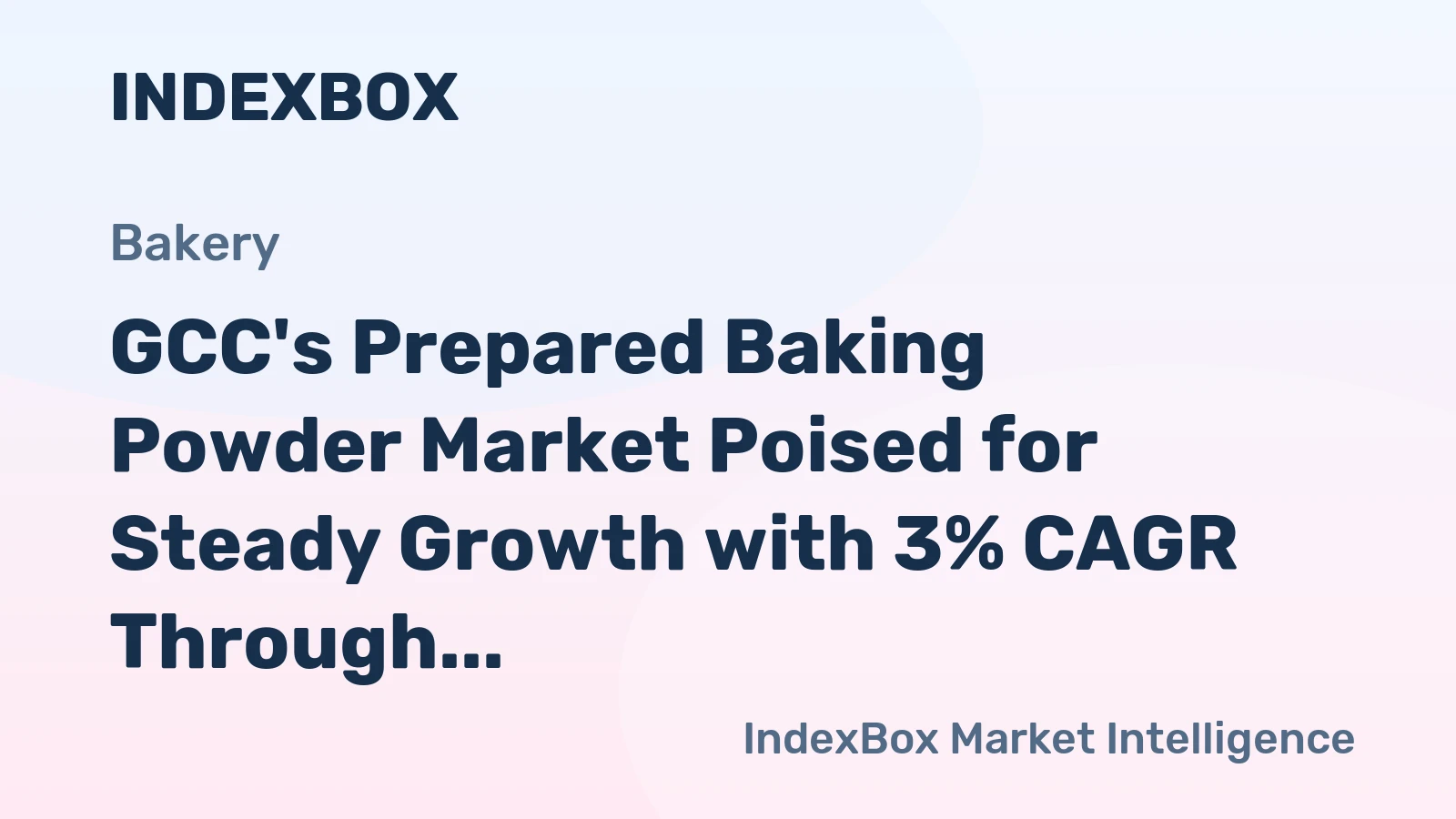 GCC's Prepared Baking Powder Market Poised for Steady Growth with 3% CAGR Through 2035