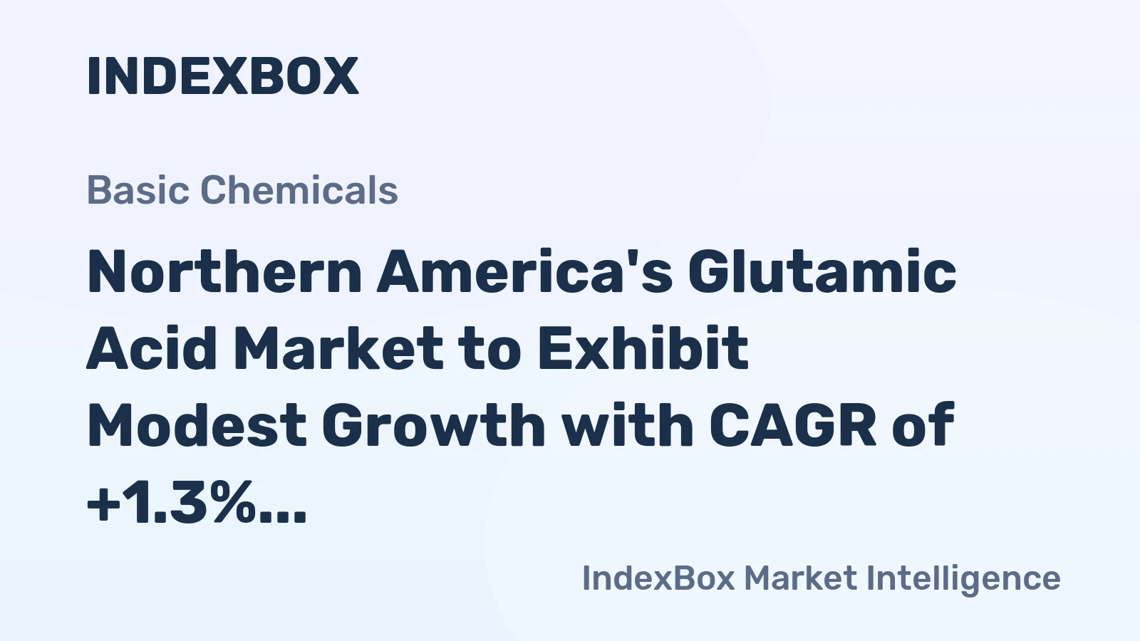 Northern America's Glutamic Acid Market to Exhibit Modest Growth with CAGR of +1.3% Through 2035