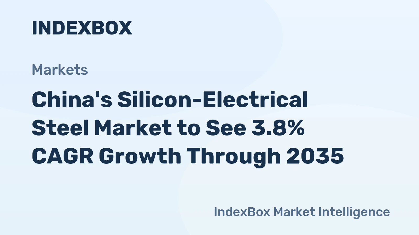 China's Silicon-Electrical Steel Market to See 3.8% CAGR Growth Through 2035