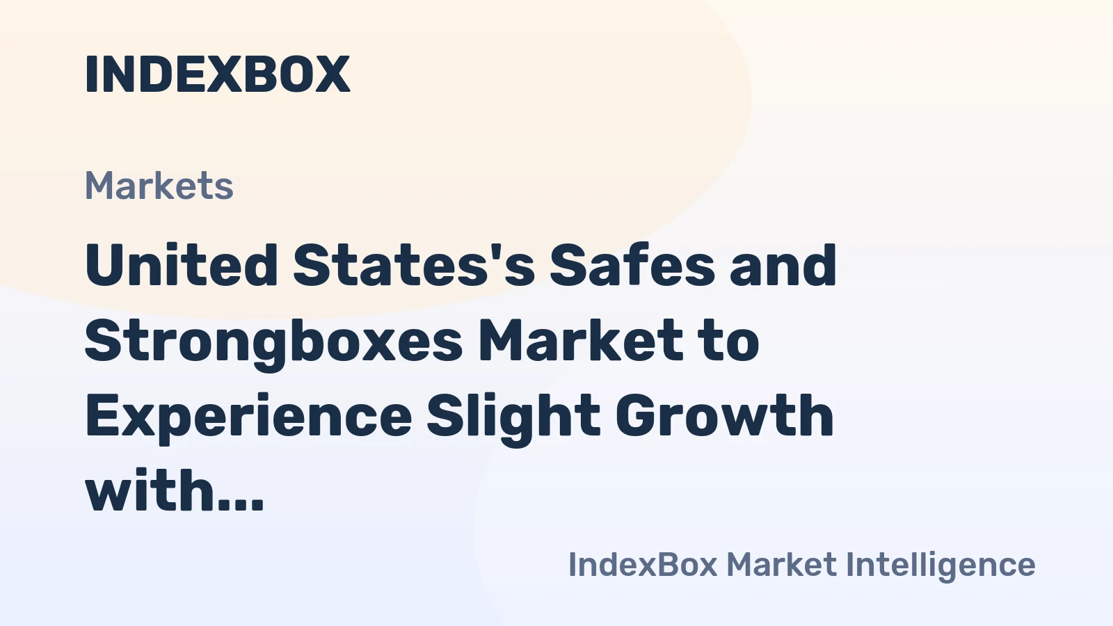 United States's Safes and Strongboxes Market to Experience Slight Growth with +2.4% CAGR in Volume Over Next Decade