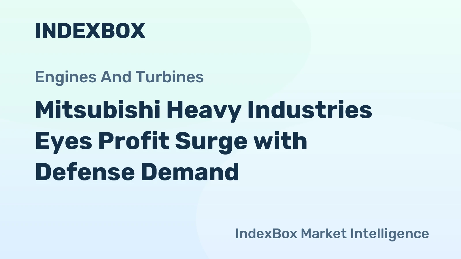 Mitsubishi Heavy Industries Eyes Profit Surge with Defense Demand