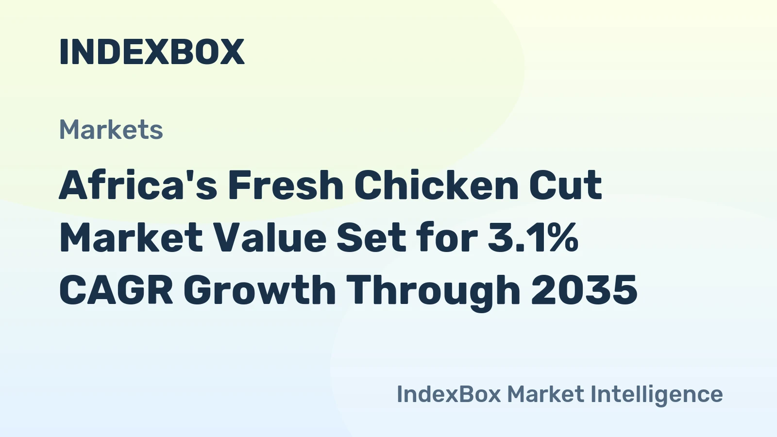 Africa's Fresh Chicken Cut Market Value Set for 3.1% CAGR Growth Through 2035