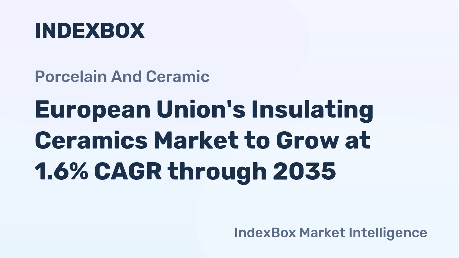 European Union's Insulating Ceramics Market to Grow at 1.6% CAGR through 2035