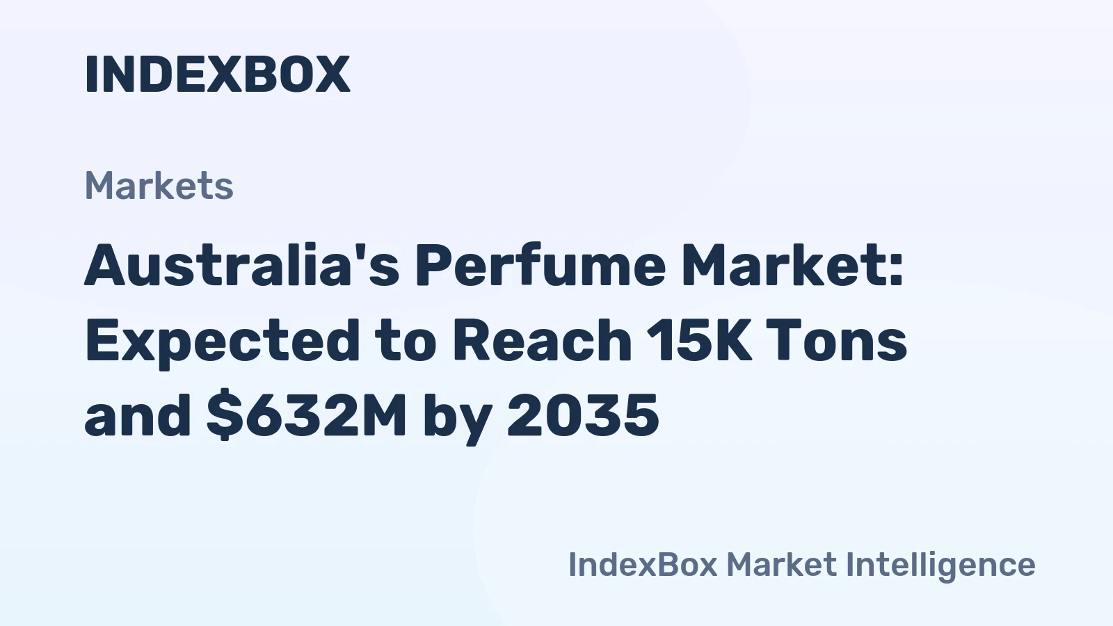 Australia's Perfume Market: Expected to Reach 15K Tons and $632M by 2035