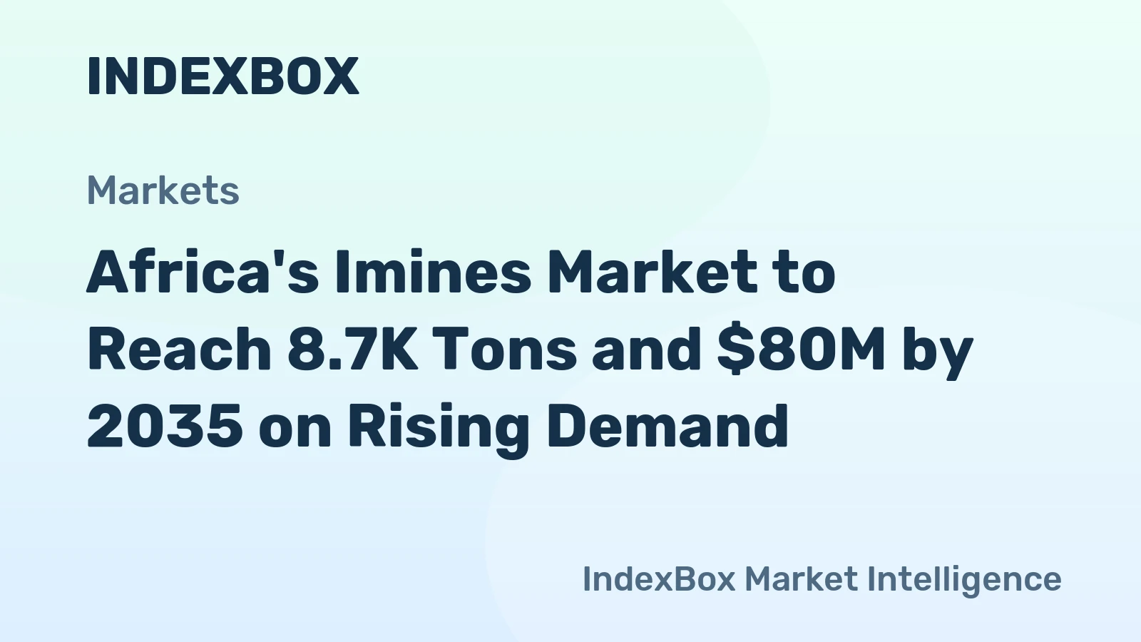 Africa's Imines Market to Reach 8.7K Tons and $80M by 2035 on Rising Demand